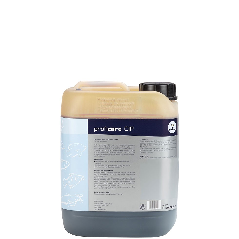 FIAP proficare CIP Art. Nr. 1184-Aquakultur-Desinfektionsmittel ...