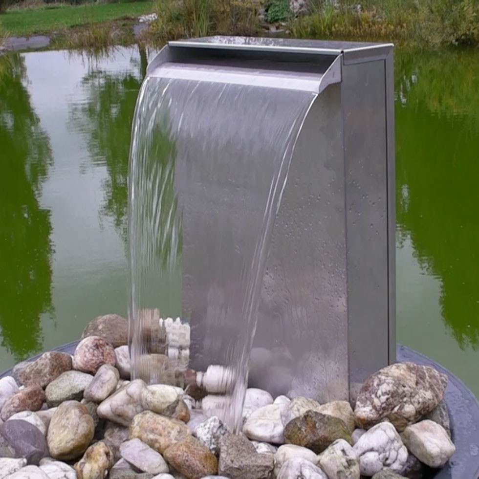 Brunnen Modern Edelstahl