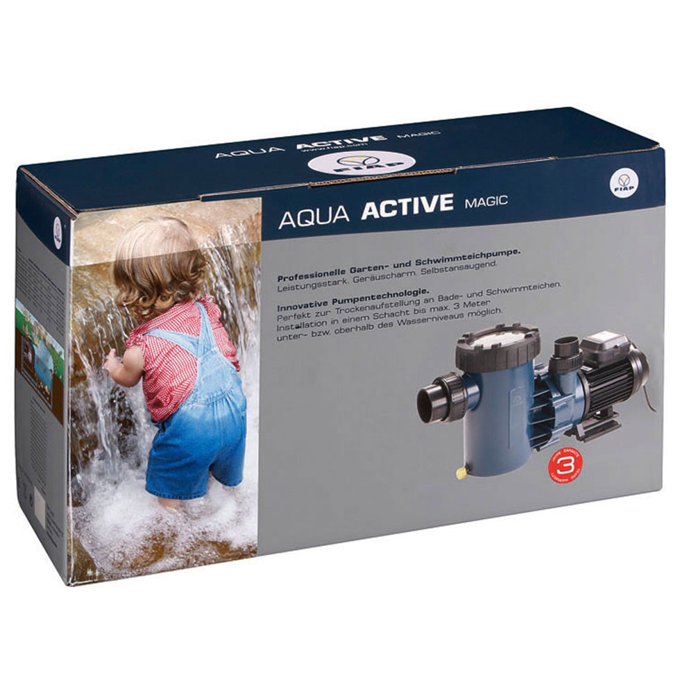 FIAP Aqua Active Magic 12.000 Art. Nr. 2719-Teichpumpe-Schwimmbadpumpe ...